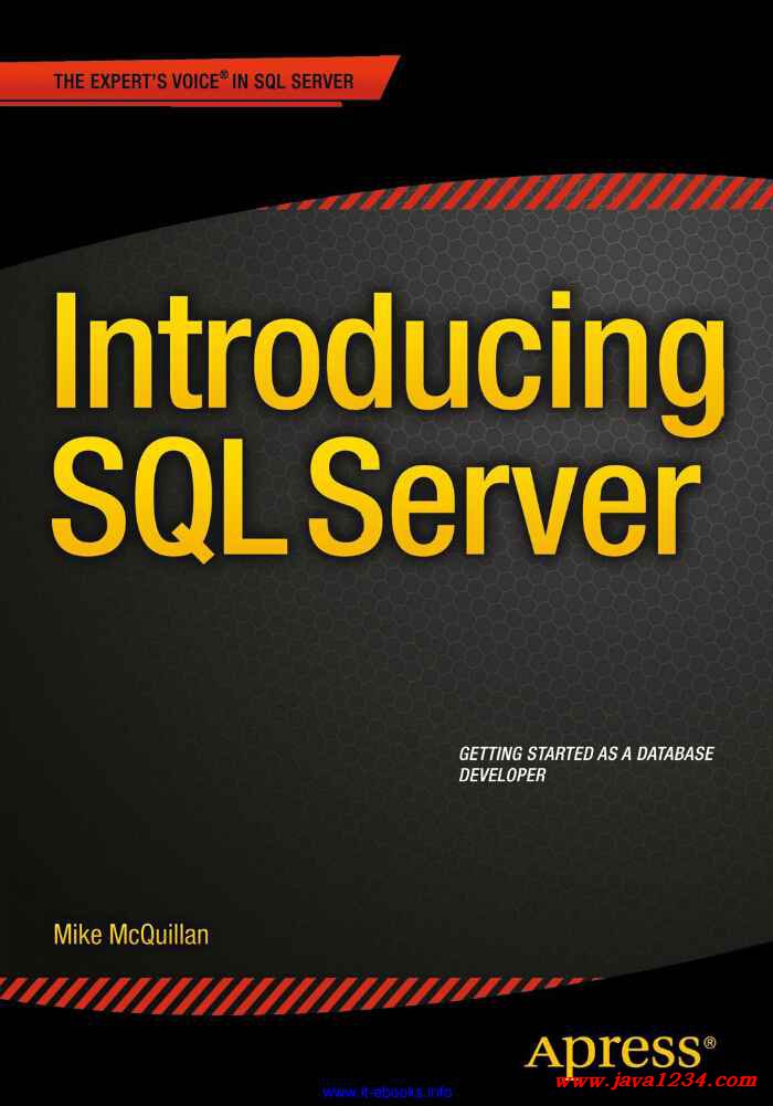 《introducing Sql Server》pdf 下载 Java知识分享网 免费java资源下载