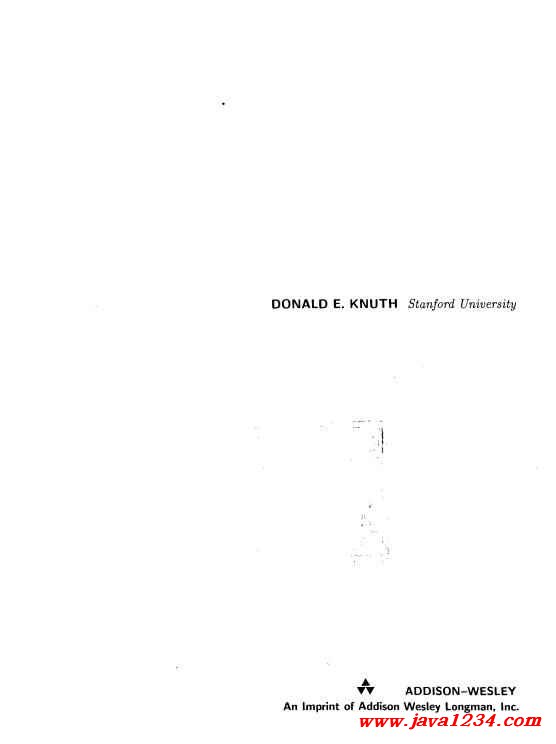 The Art Of Computer Programming Volume 1 Fundamental Algorithms Pdf 下载java知识分享网 免费java资源下载